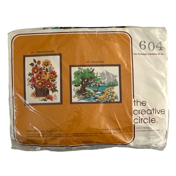 The Creative Circle | Art | The Creative Circle Embroidery Kit Summer ...